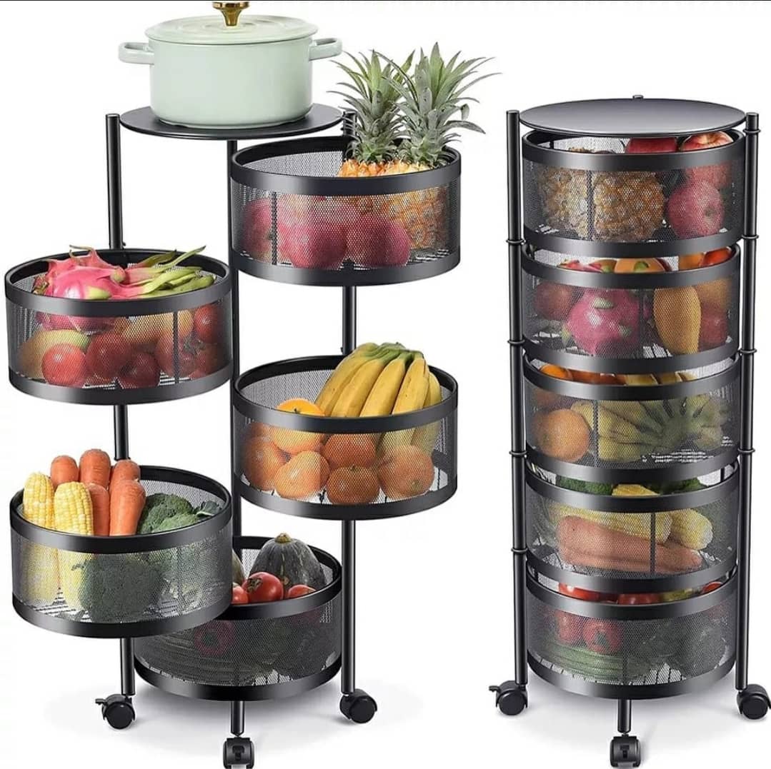 Round Rotating Storage Rack – One trade Uganda
